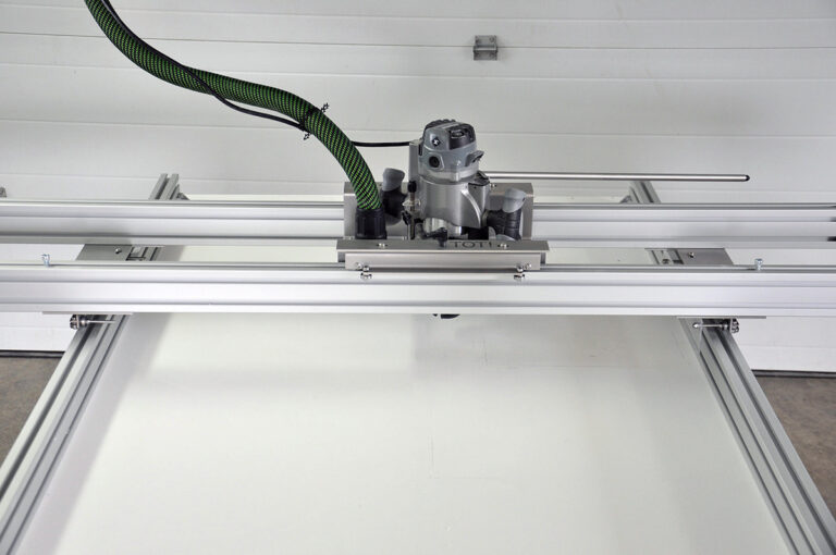 Router Sled - TOTsled | Dustless router sled system